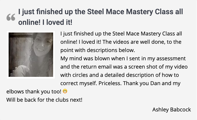 Ashley | Steel Mace Australia | Dangerously Fit Academy | Macebell Training