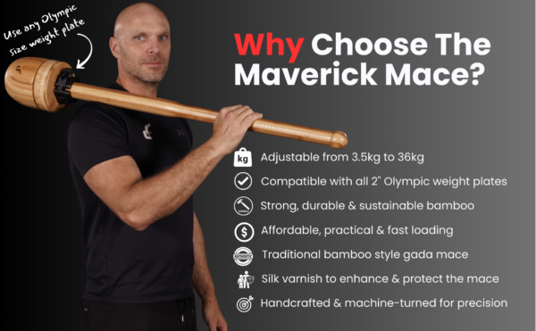 Adjustable Mace - Weight Plate Loaded Macebell