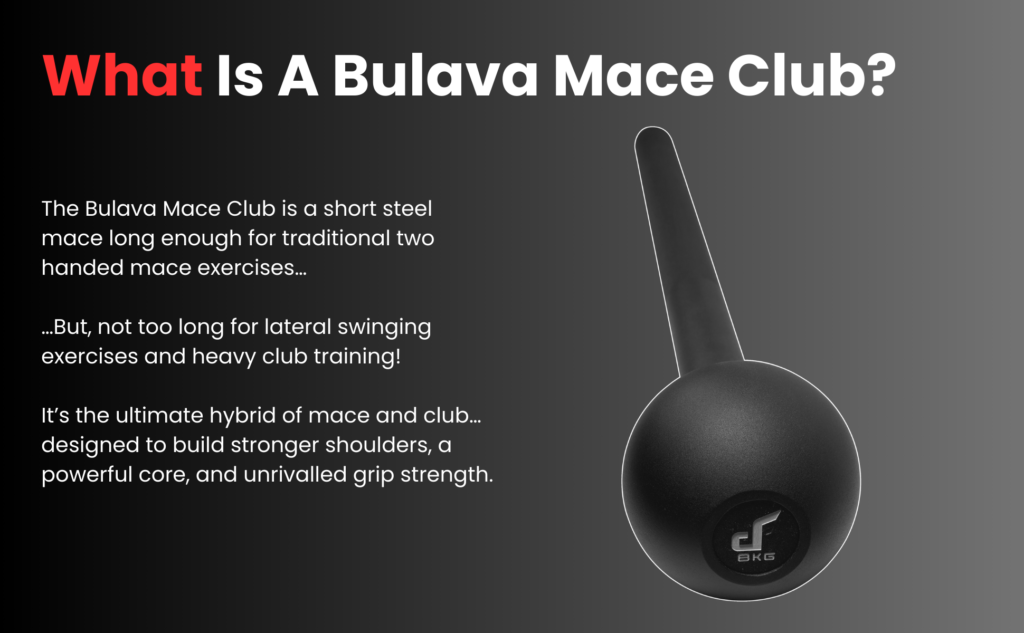 Bulava Mace - Short Steel Mace - Long Heavy Club Bell